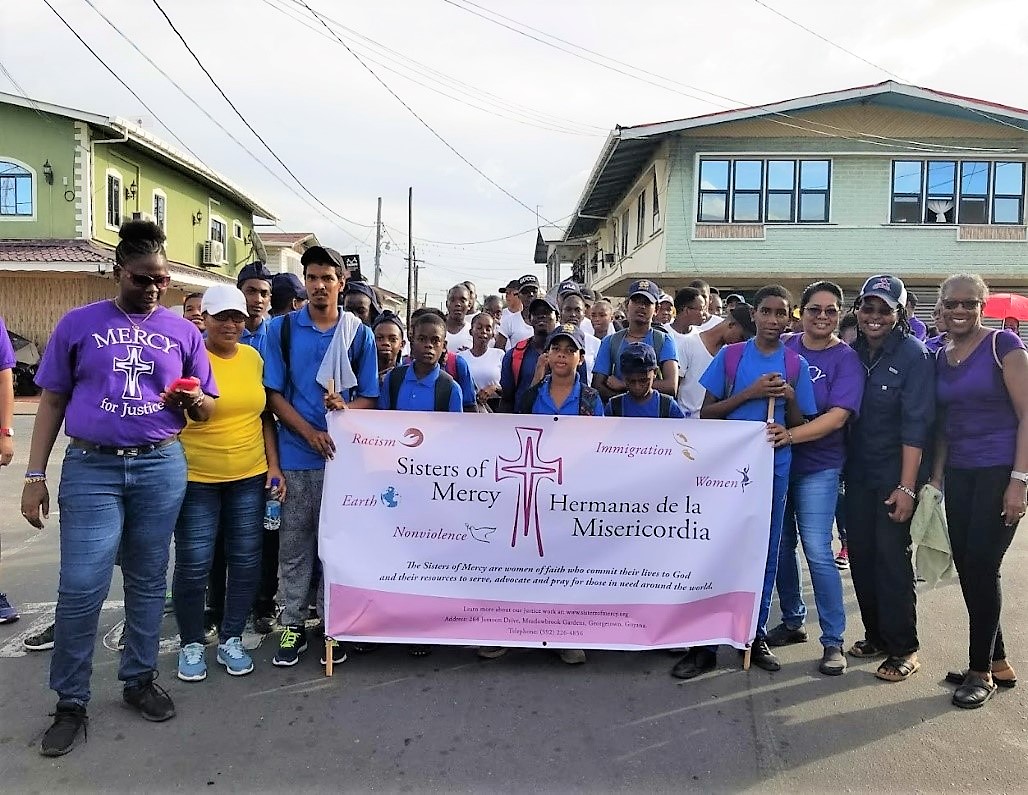 Marching Against Violence Against Women - Sisters of Mercy
