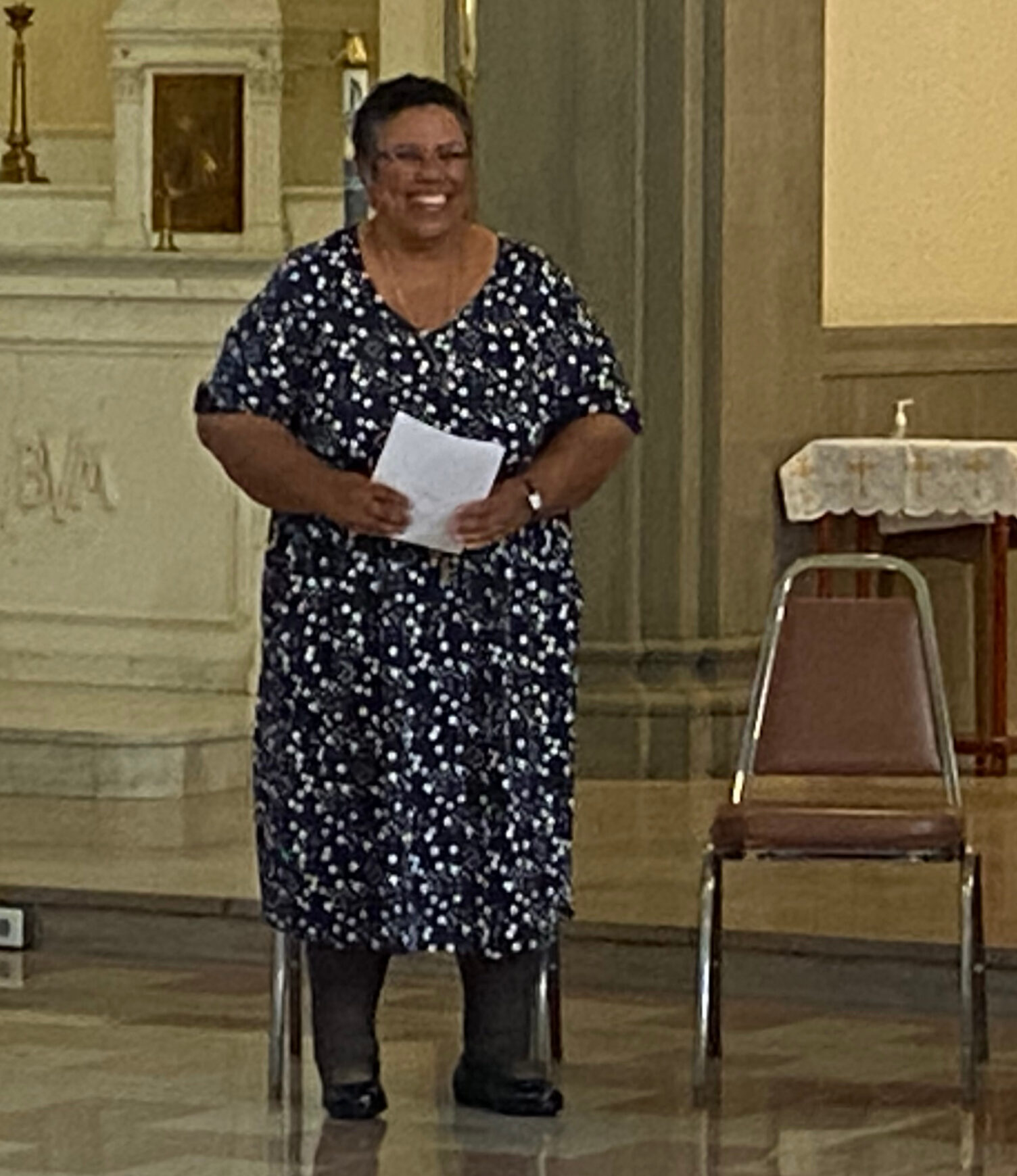 Sister Boreta Singleton received as novice - Sisters of Mercy